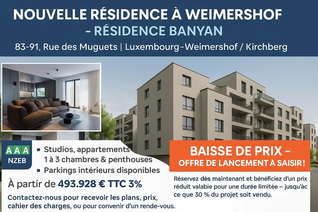 Appartement à vendre à Luxembourg-Weimershof | 489571 | Wortimmo.lu